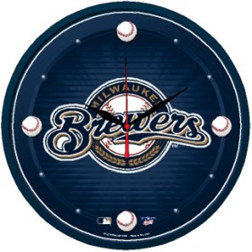 Milwaukee Brewers Team Clock - SWIT Sports