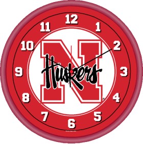 University of Nebraska Team Clock - SWIT Sports