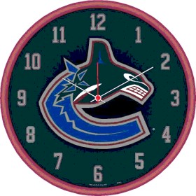 Vancouver Canucks Team Clock - SWIT Sports