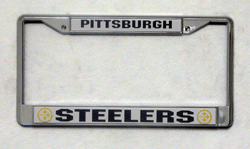 Pittsburgh Steelers Chrome License Plate Frame - SWIT Sports