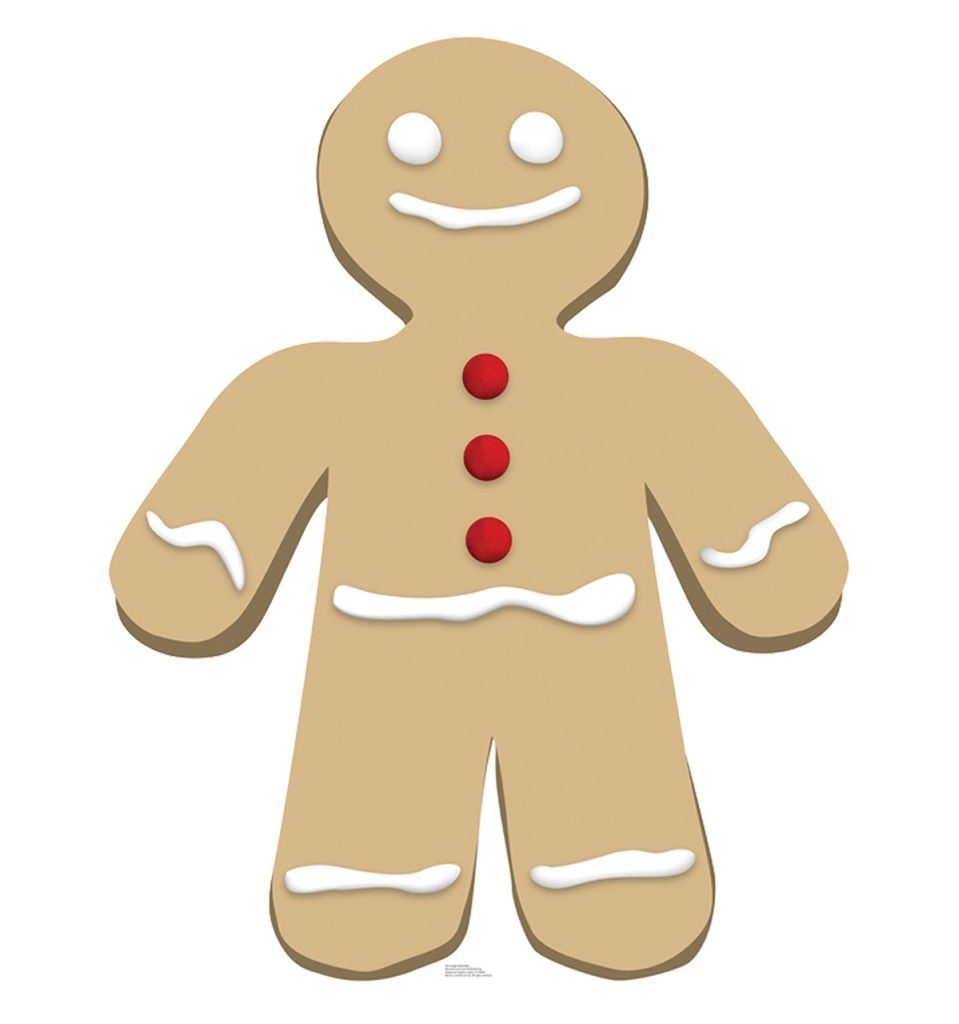 SU-936 Gingerbread Man Lifesize Standup - SWIT Sports