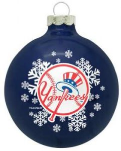 New York Yankees Snowflake Christmas Ornament - SWIT Sports