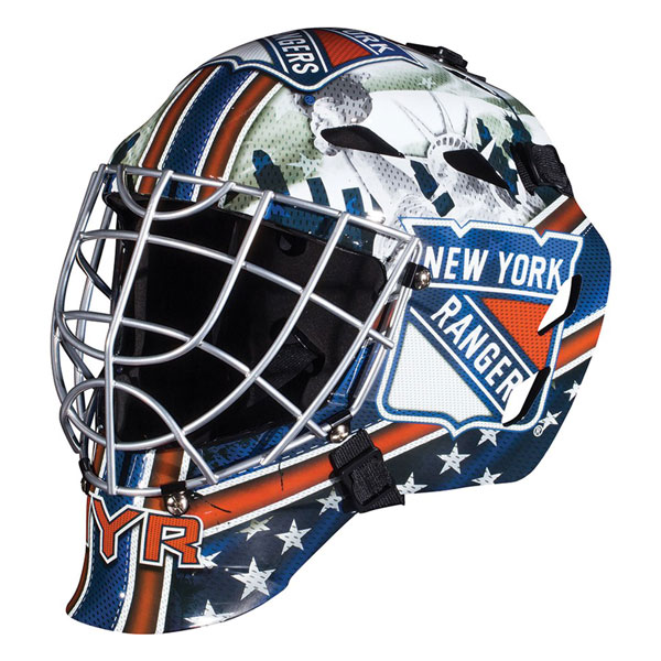 New York Rangers Replica Goalie Mask - SWIT Sports New York Rangers Replica Goalie Mask - SWIT Sports