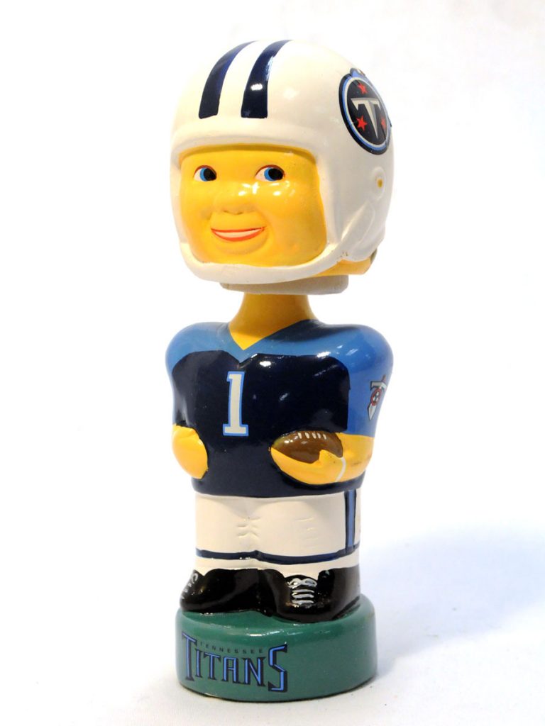 Tennessee Titans Retro Team Collectable NFL Bobbing Head Doll - SWIT Sports