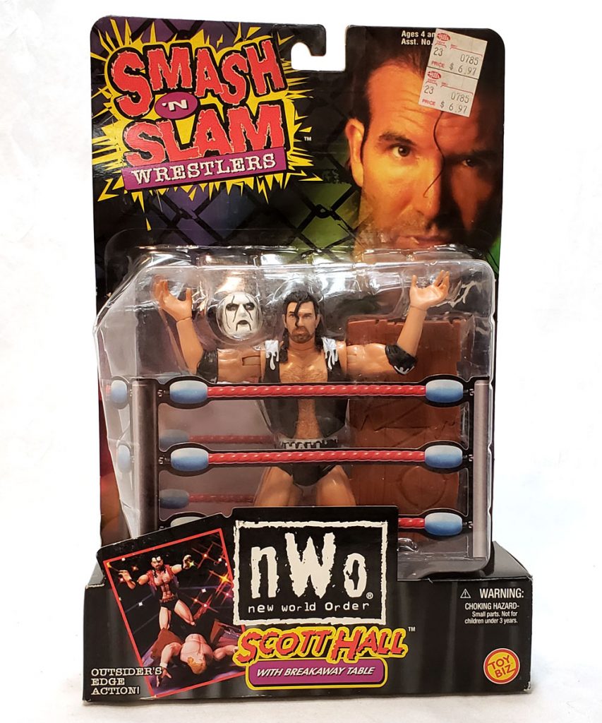 NWO Scott Hall Smash 'N Slam Wrester Action Figure 1999 - SWIT Sports