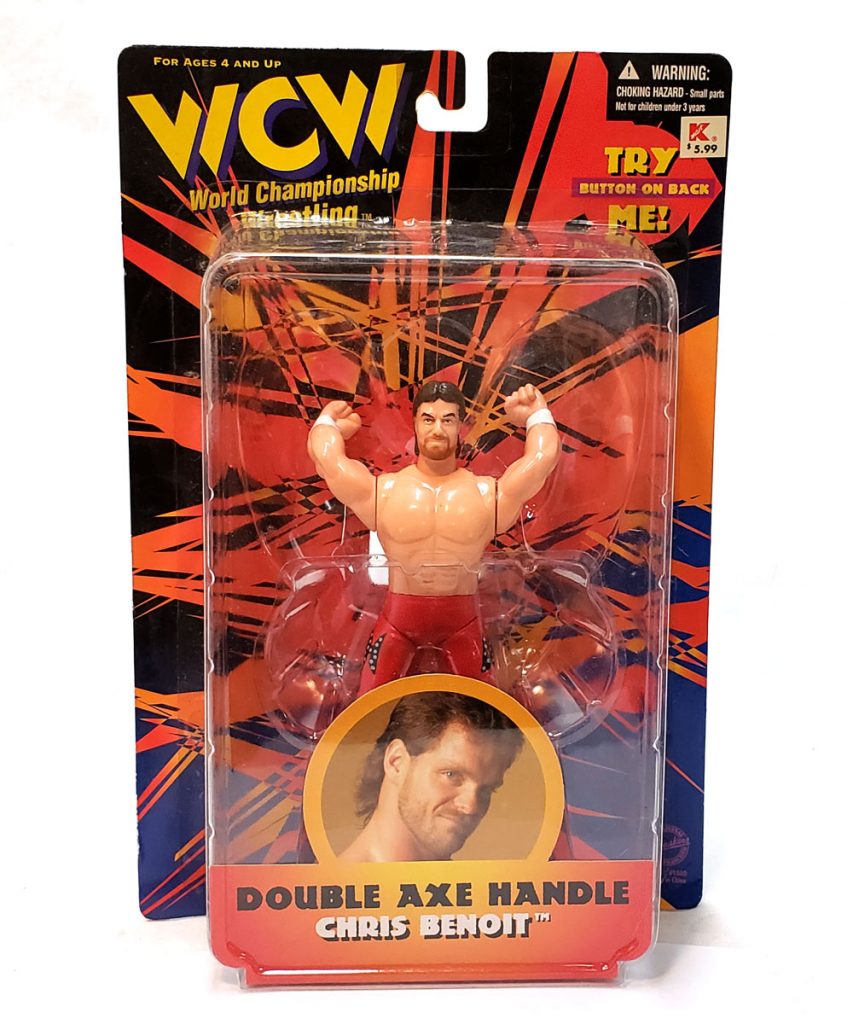 WCW Chris Benoit Double Axe Handle Action Figure 1998 - SWIT Sports