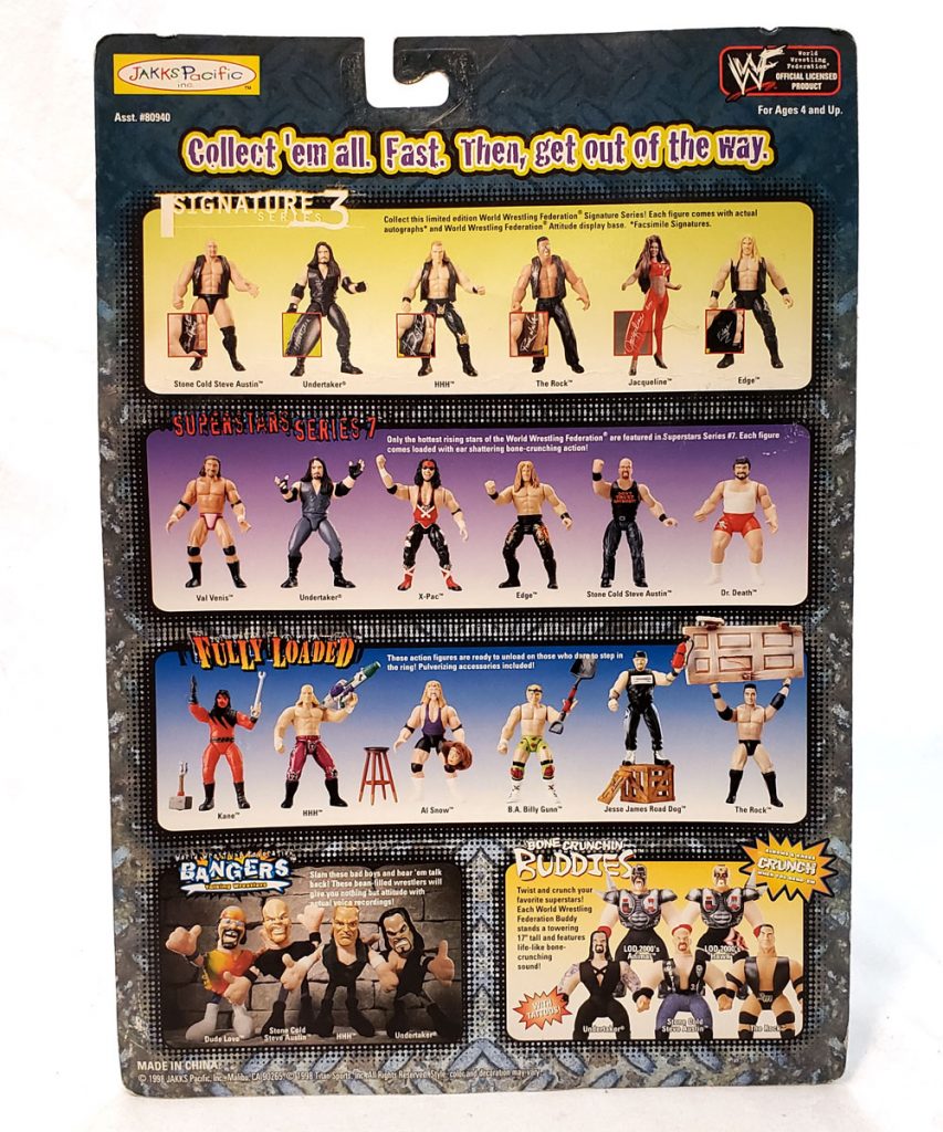 WWF Edge Wrestle Mania Signature Series 3 Action Figure 1998 - SWIT Sports