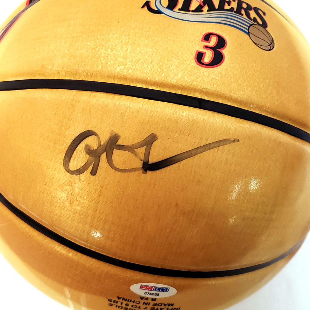 Allen Iverson Signed Basketball PSA - SWIT Sports
