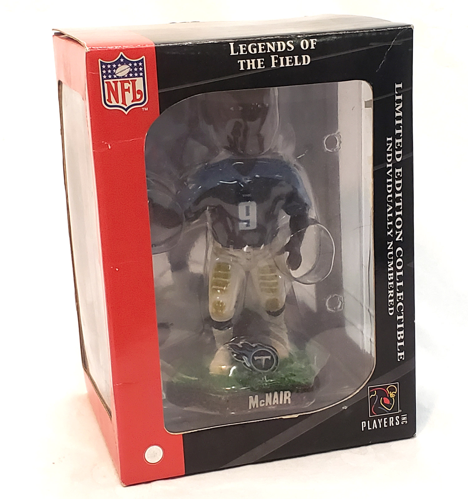 Titans Steve McNair Turf Based Bobblehead - SWIT Sports